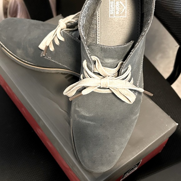 Alpine Swiss | Shoes | Mens Grey Alpine Swiss Ankle Boots New With Box ...